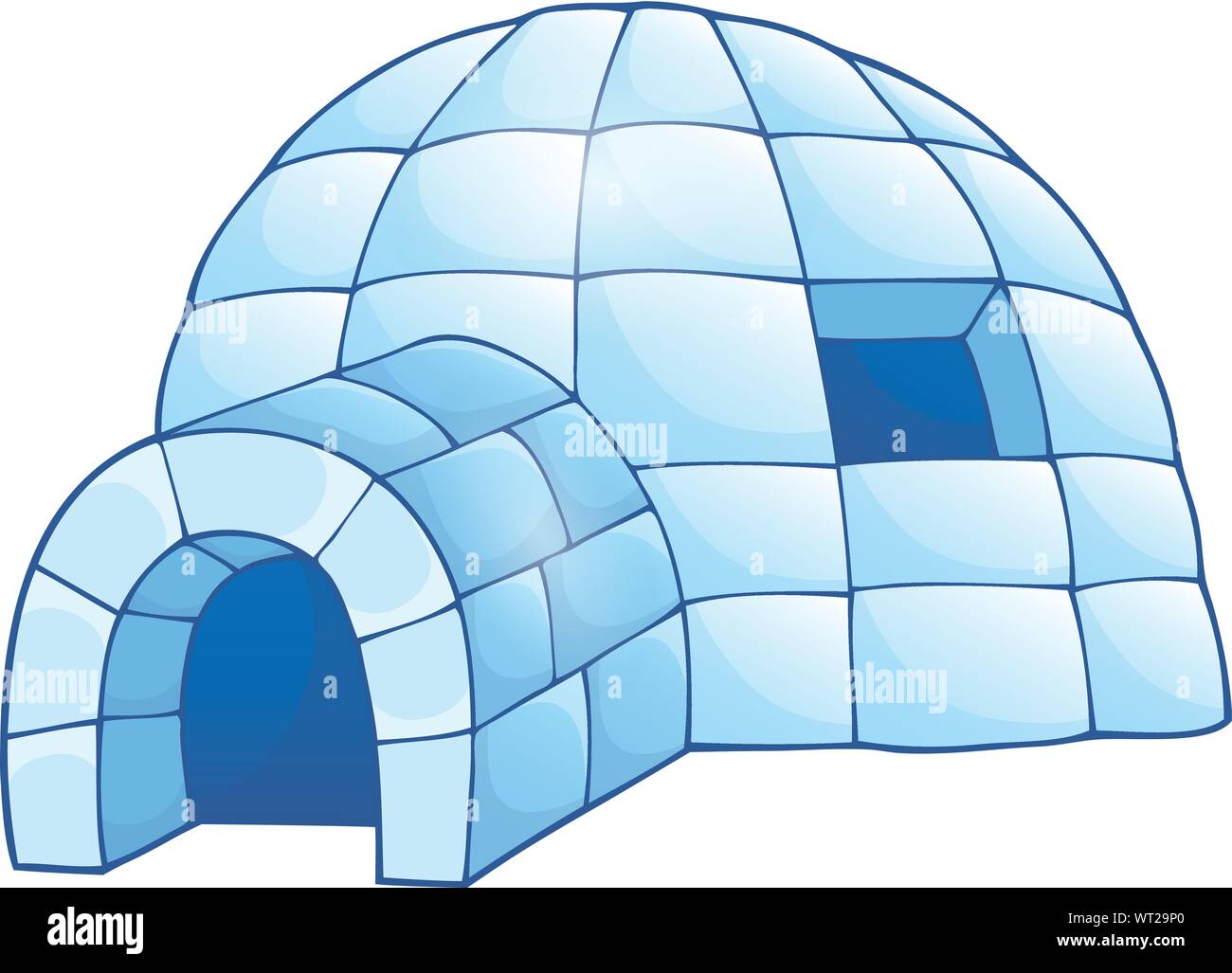 Igloo theme image 1 Stock Vector Image & Art - Alamy