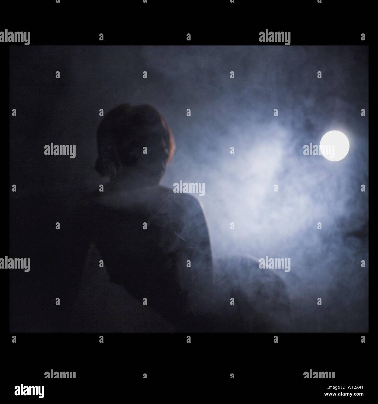 Man Looking At Moon High Resolution Stock Photography and Images - Alamy