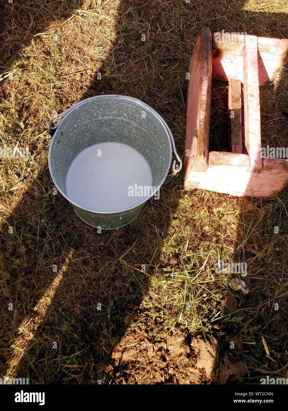 Milk bucket hi-res stock photography and images - Alamy