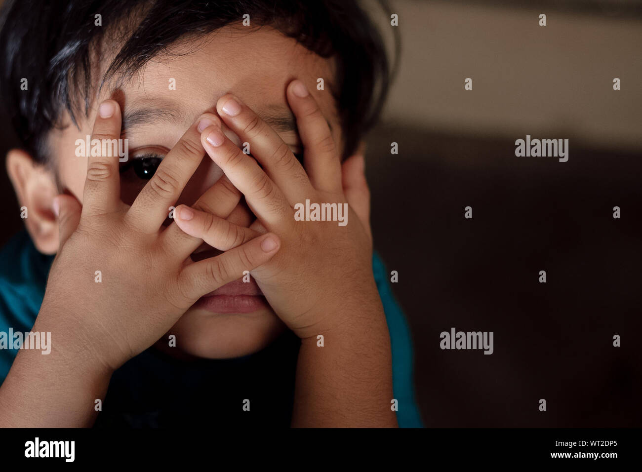 Hands up to face hi-res stock photography and images - Alamy
