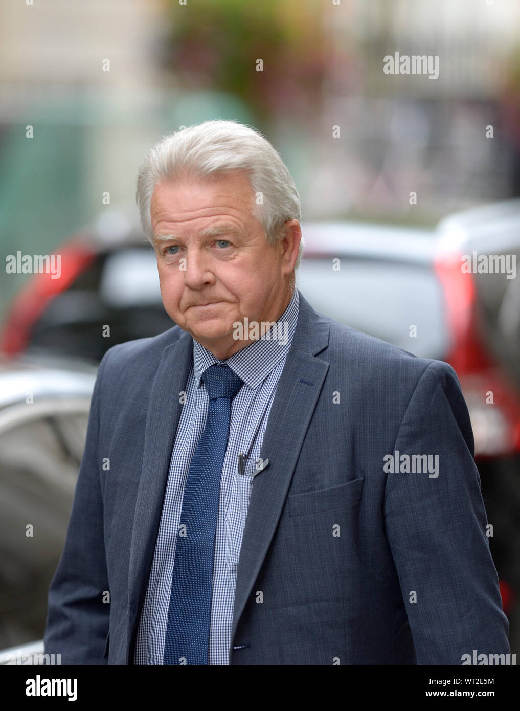 Bill Grant MP (Con: Ayr, Carrick and Cumnock) arrives in Downing Street ...