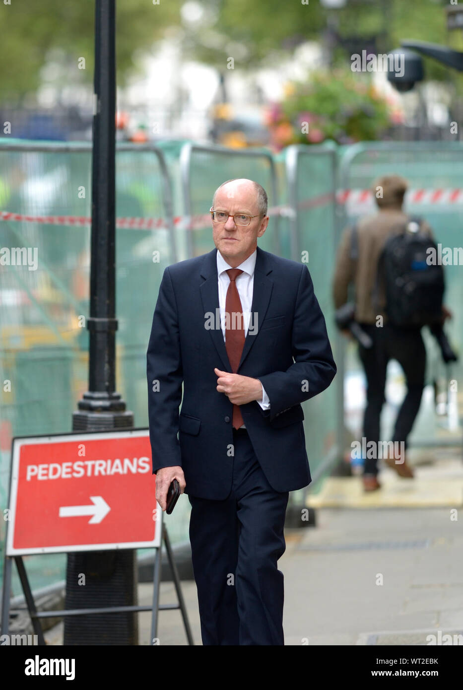 Nick Gibb MP (Con: Bognor Regis and Littlehampton) arrives in Downing ...