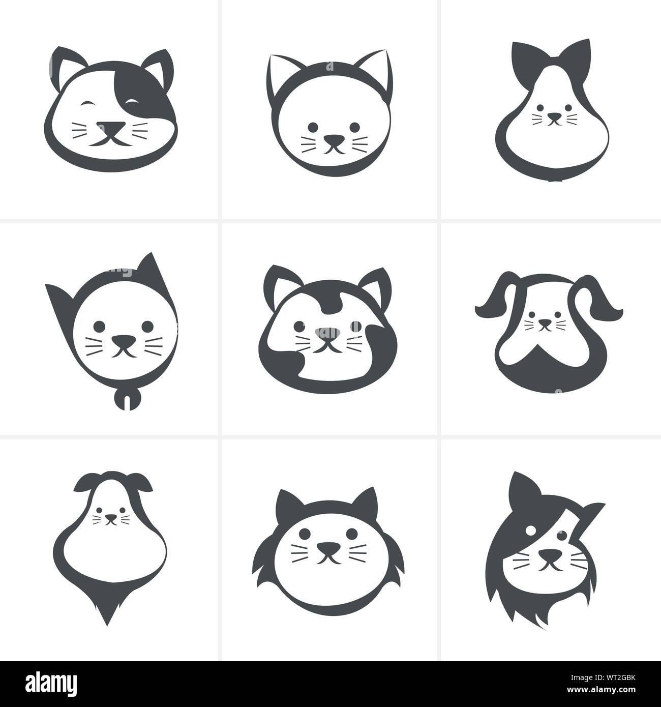 cat icon, vector illustration Stock Vector Image & Art - Alamy