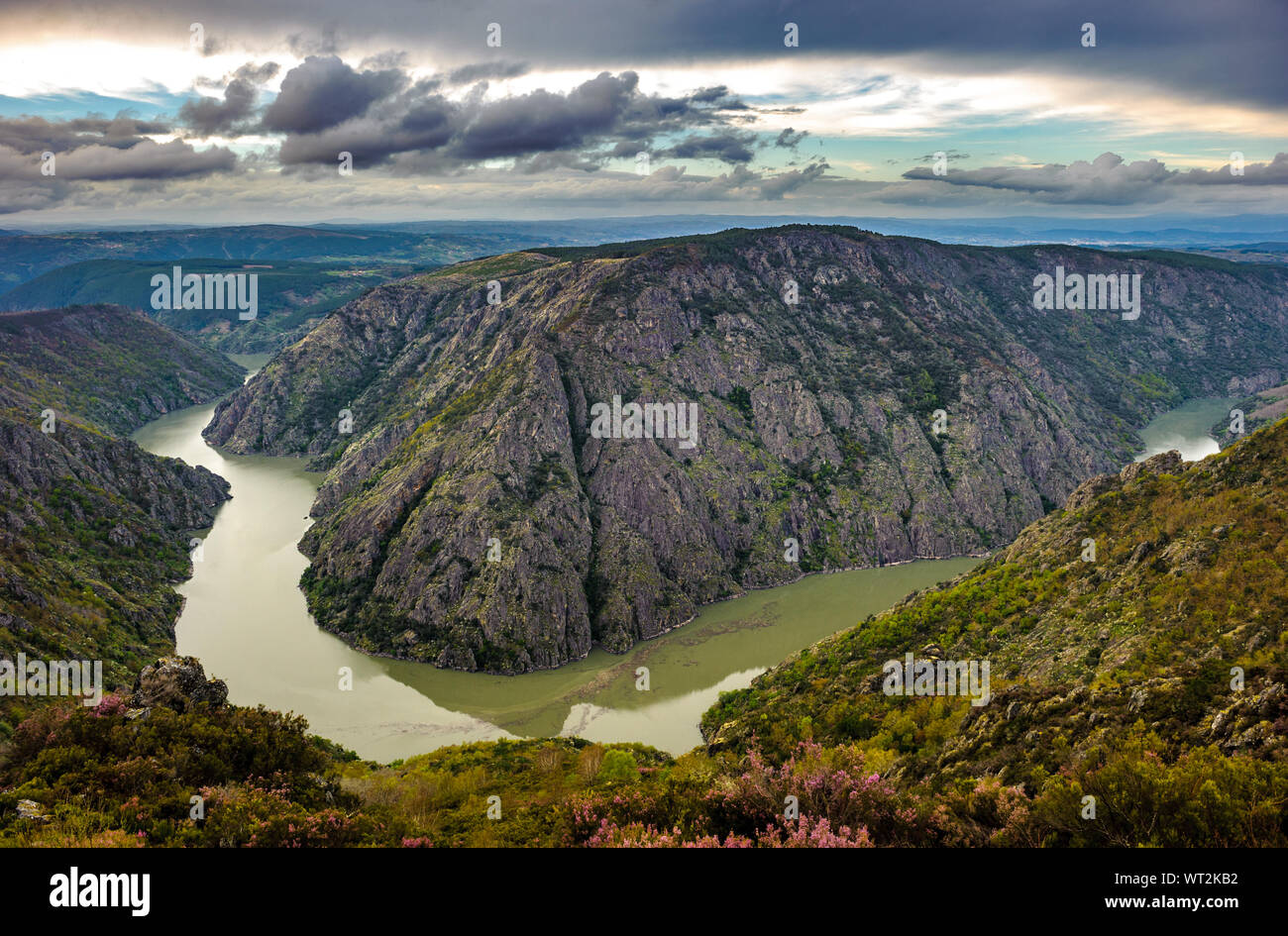 Canyon de Rio Sil in Galicia, Spain Stock Photo - Alamy