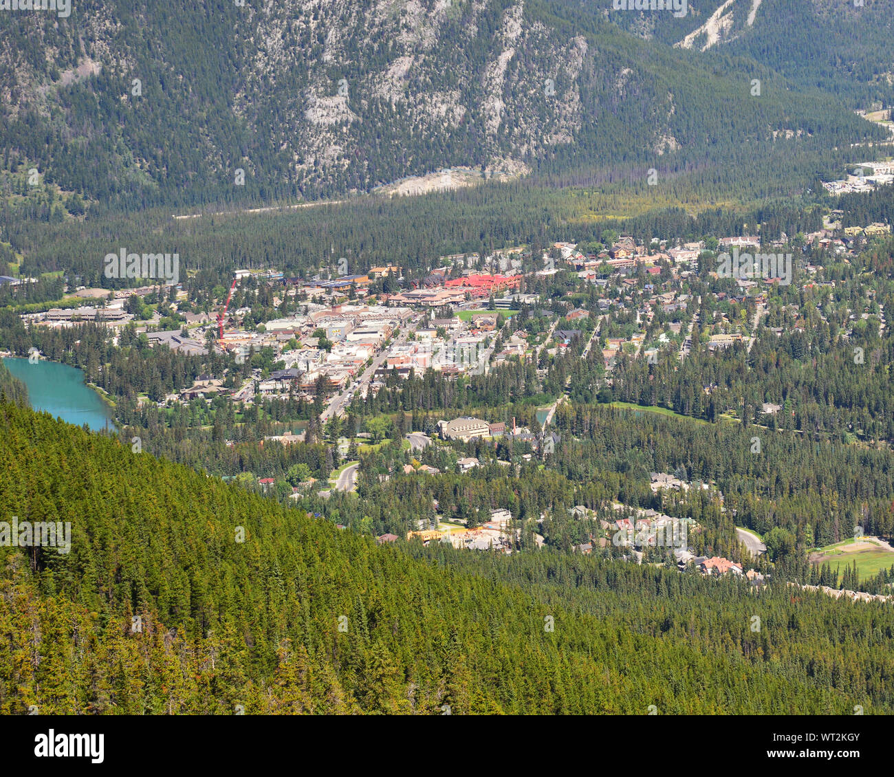 Banff town aerial hi-res stock photography and images - Alamy