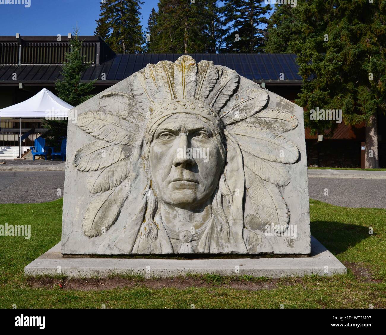 Indian relief at the whyte museum hi-res stock photography and images ...