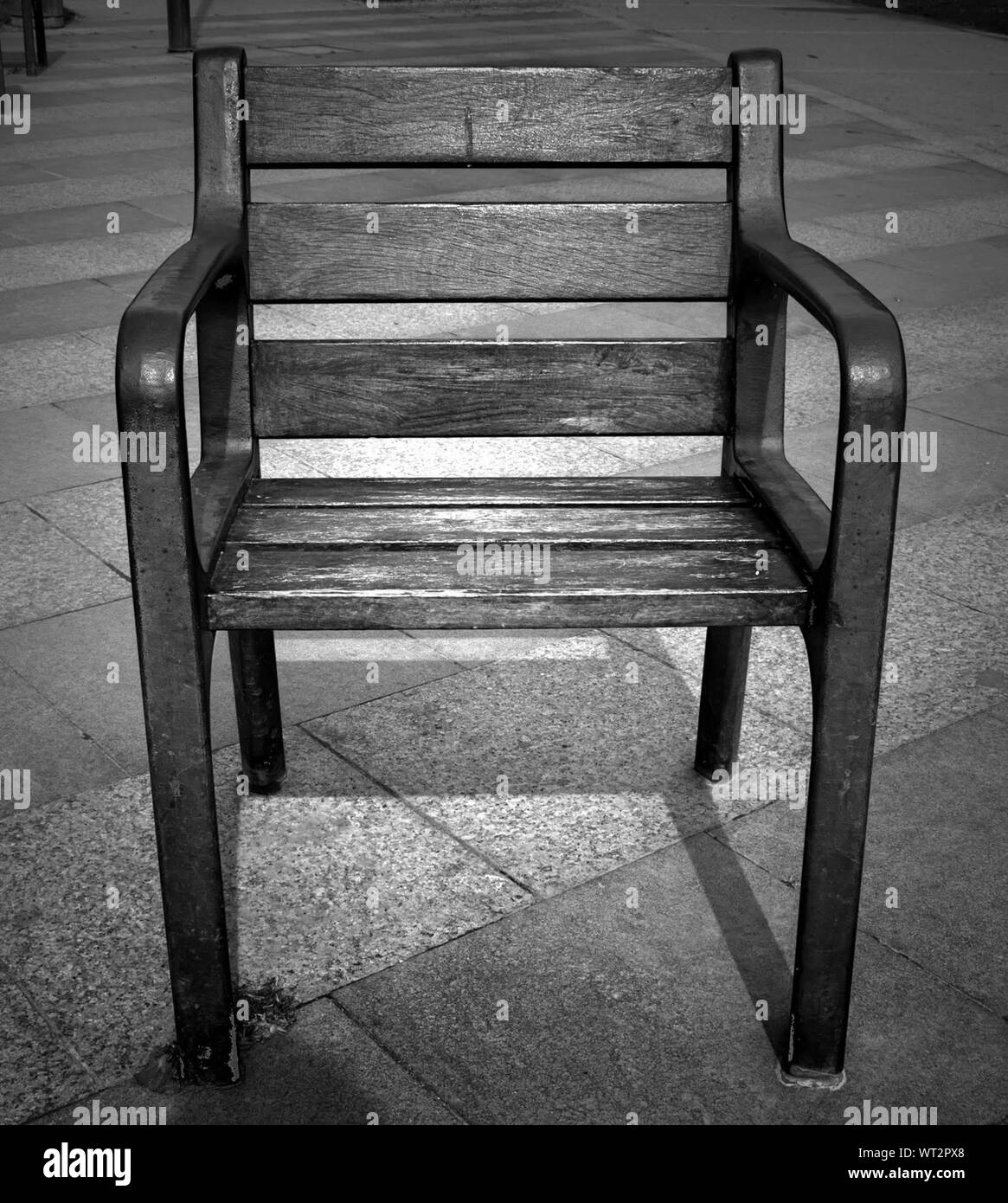 Shadow on chair Black and White Stock Photos & Images - Alamy