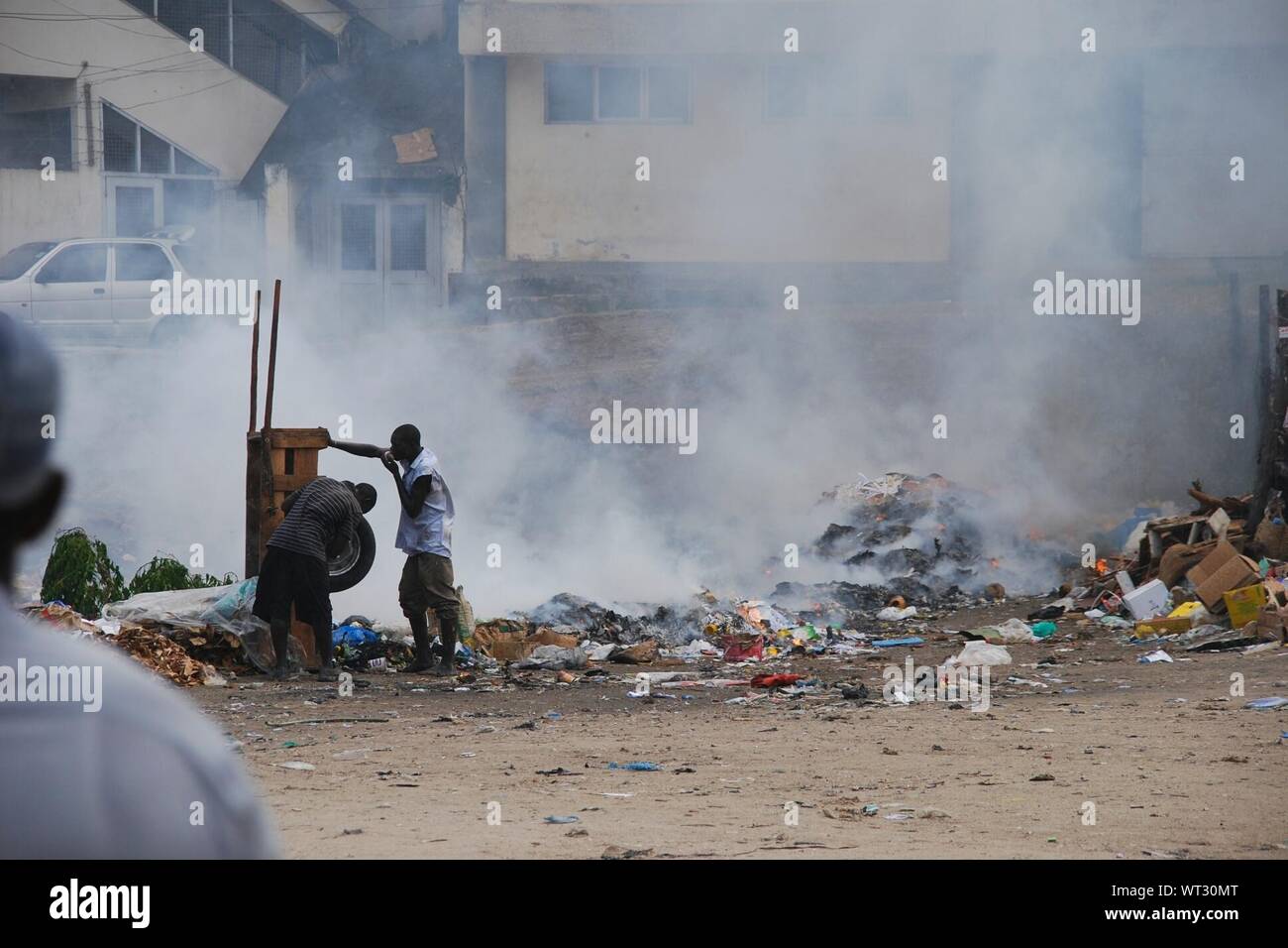 Waste dump yard hi-res stock photography and images - Alamy