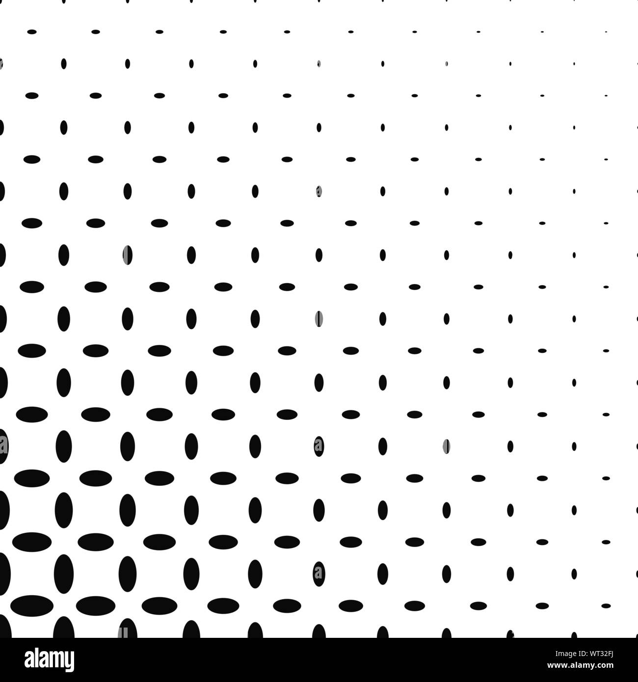 Abstract black and white ellipse pattern background Stock Vector Image ...