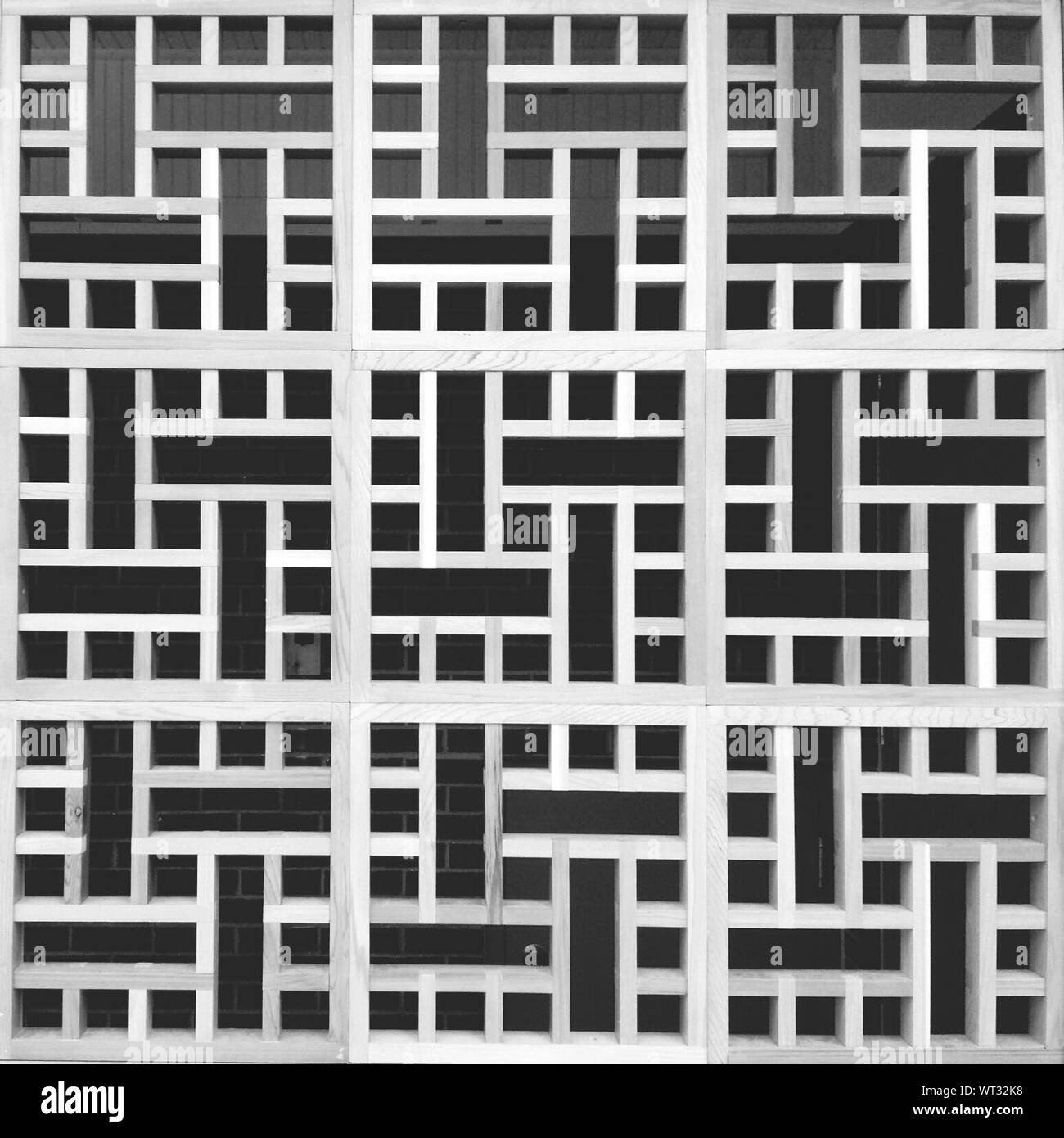 Abstract pattern Black and White Stock Photos & Images - Alamy