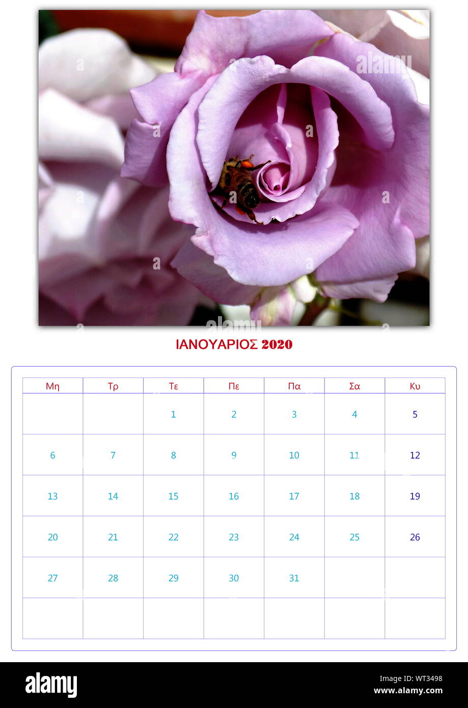 Bees calendar Cut Out Stock Images & Pictures - Alamy