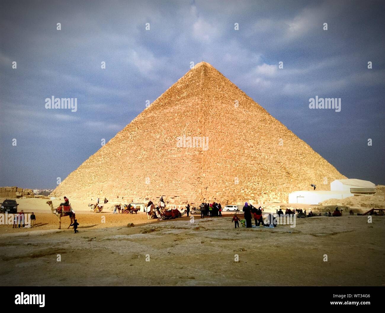 People at kheops pyramid against hi-res stock photography and images ...