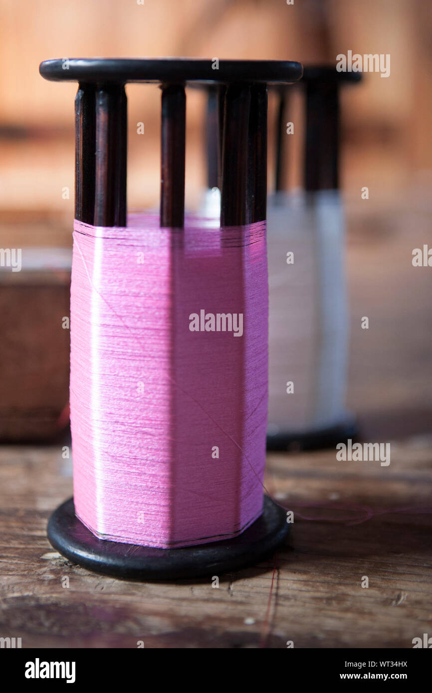 Yarn manufacturing hi-res stock photography and images - Alamy