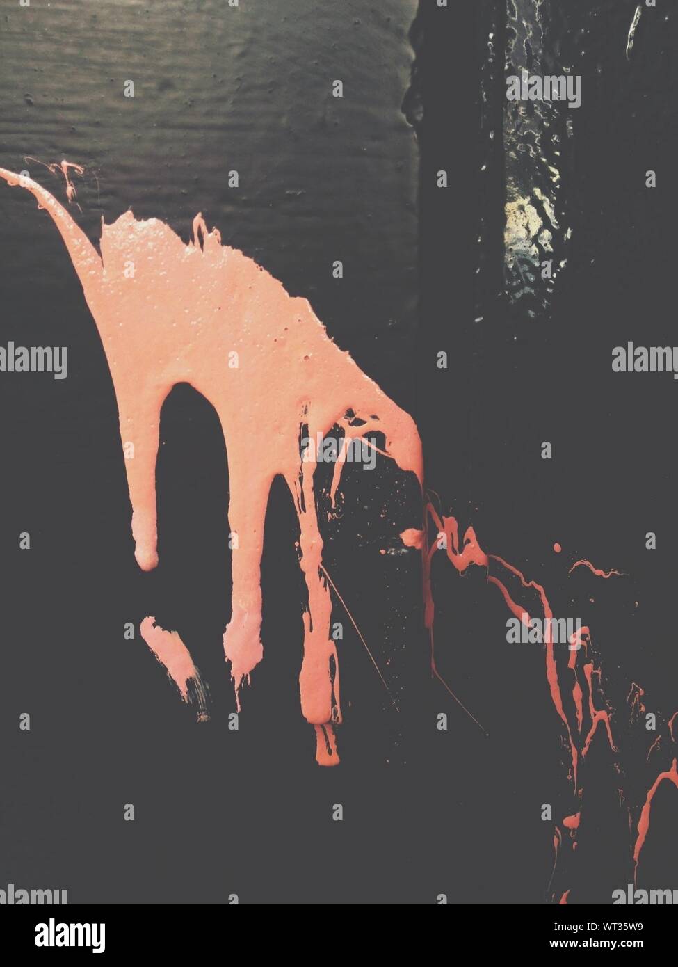 Paint splashed on wall High Resolution Stock Photography and Images - Alamy