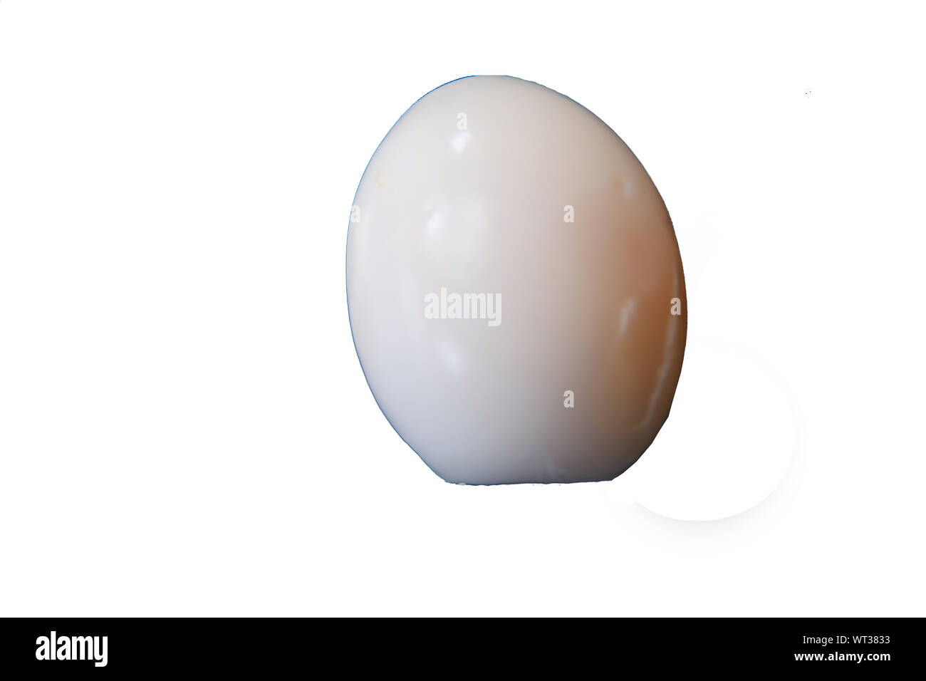 boiled egg isolated on white background cutout Stock Photo - Alamy
