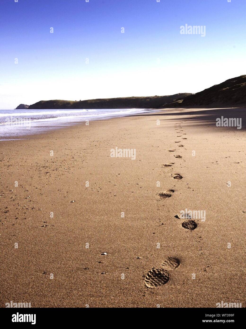 Shoe Print In Sand High Resolution Stock Photography and Images - Alamy