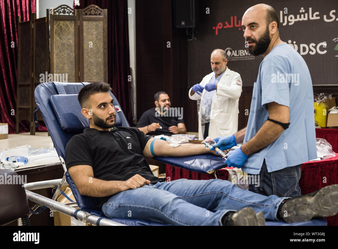 Beiruti Shiites flocked to donate blood on the holy day of Ashura ...