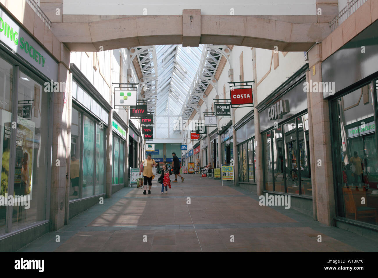 The St Nicolas Arcades shopping centre in Lancaster known as St. Nics ...