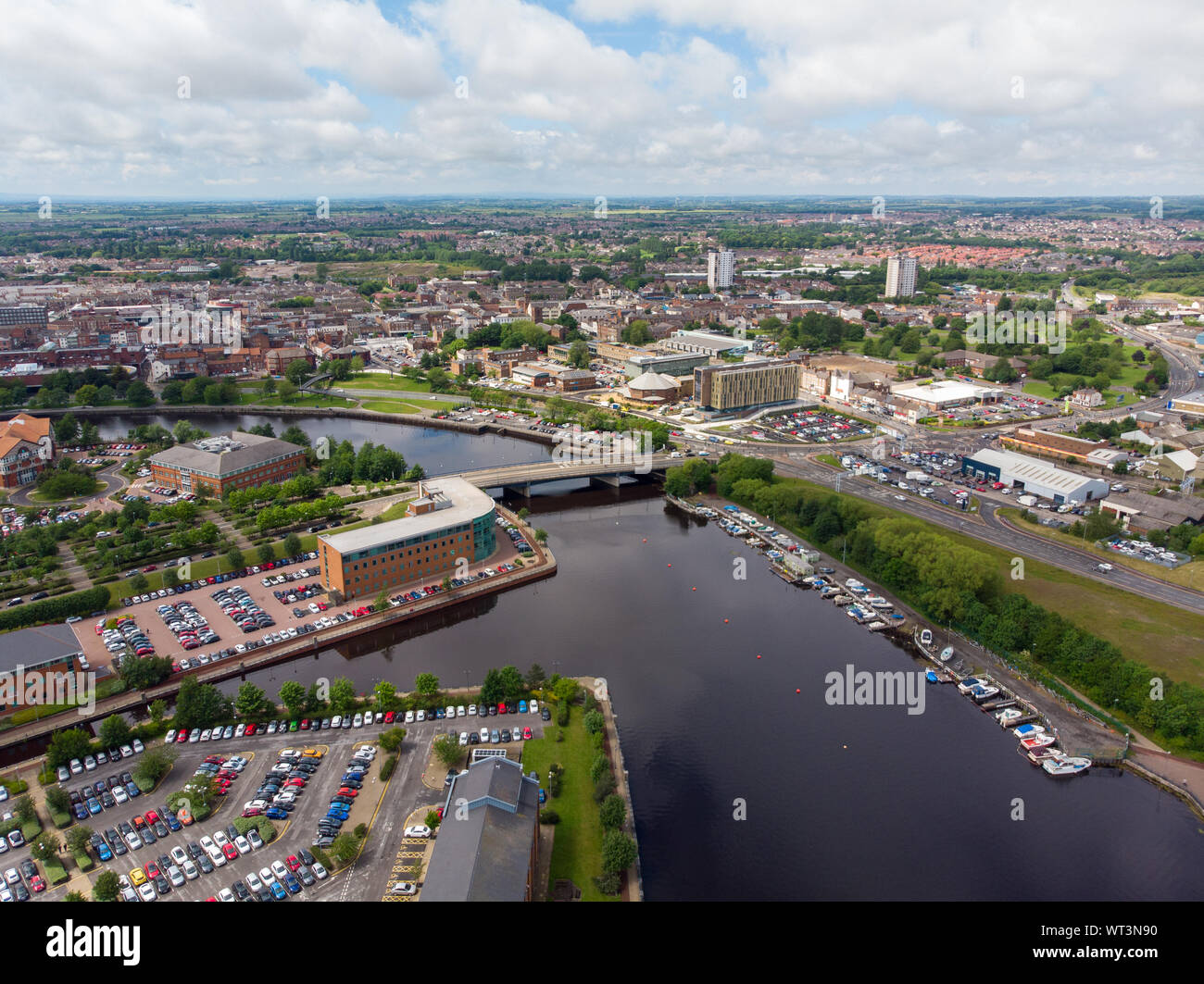 Middlesbrough aerial hi-res stock photography and images - Alamy