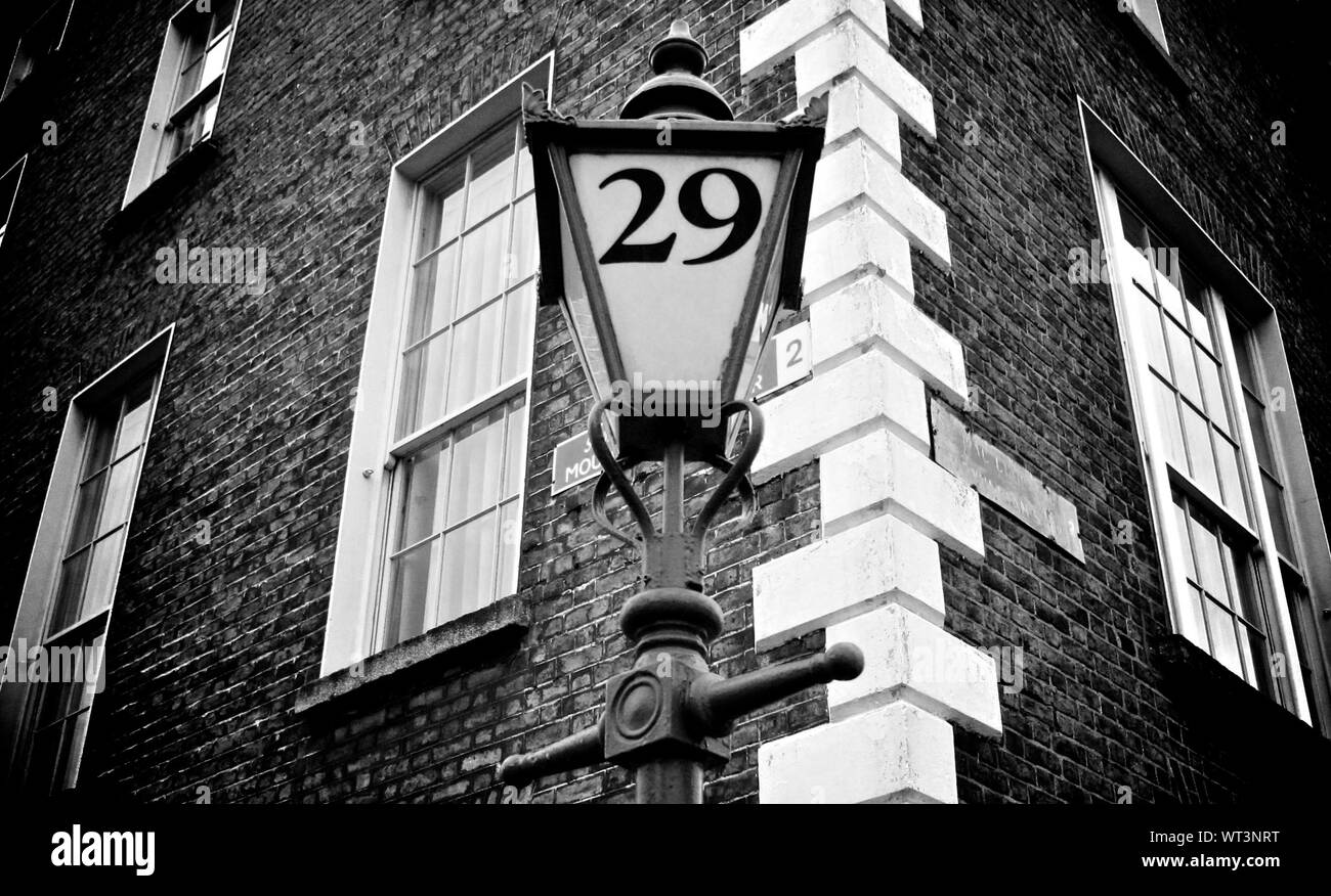 Street light street lamp lamp post architecture Black and White Stock ...
