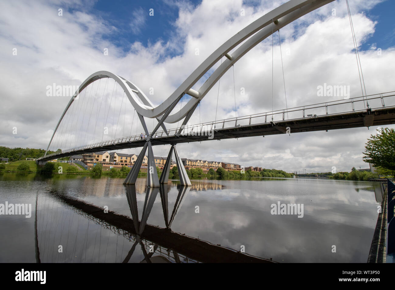 The Famous Infinity Bridge Located In Stockton On Tees Taken On A