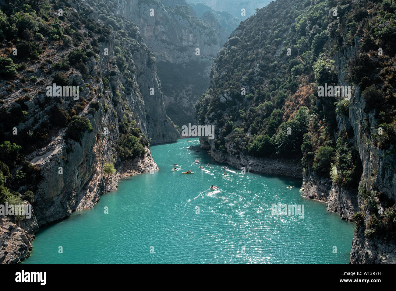 The lake of Sainte-Croix du Verdon - France Stock Photo - Alamy