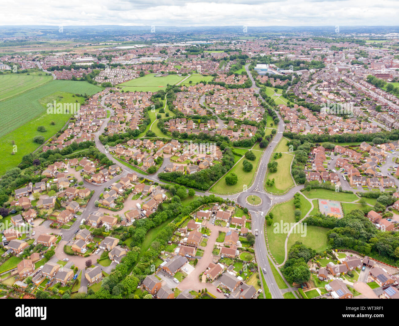 Row Of Suburban Houses High Resolution Stock Photography and Images - Alamy