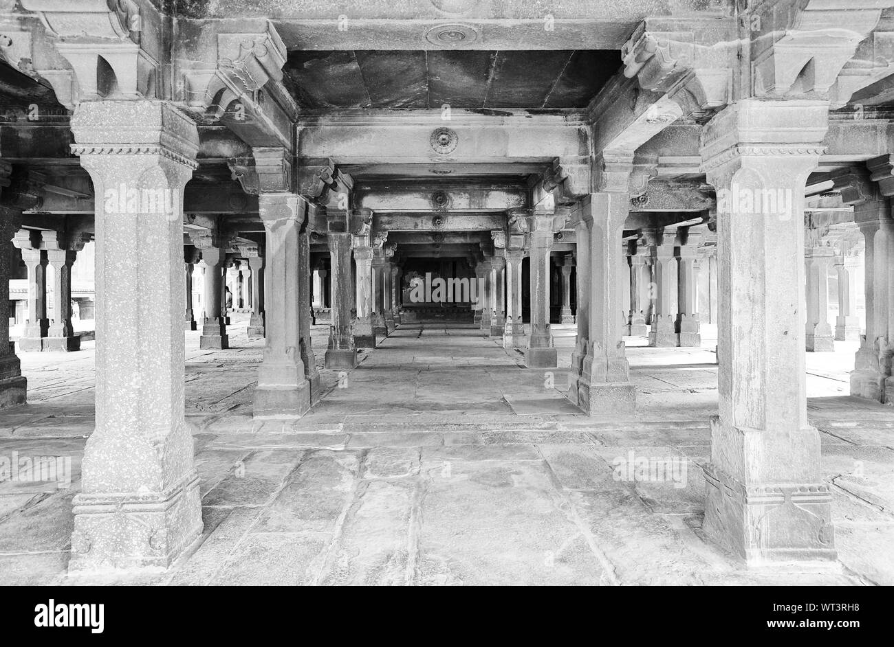 Interior column not room not entrance Black and White Stock Photos ...