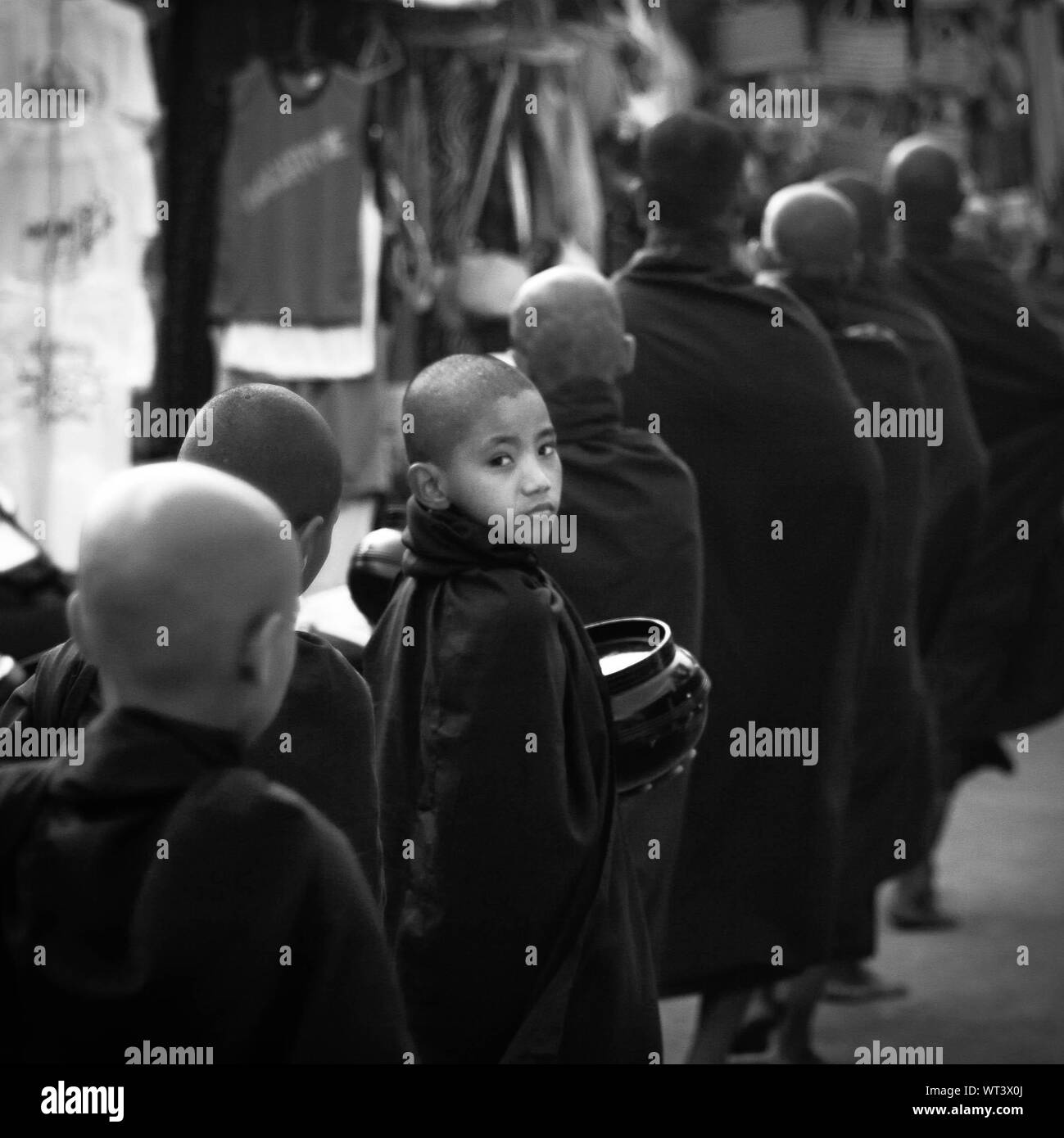 Queue Black and White Stock Photos & Images - Alamy