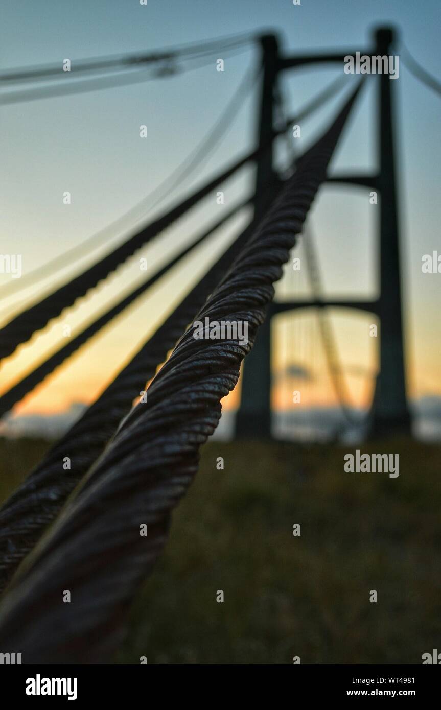 Bridge support cables hi-res stock photography and images - Alamy