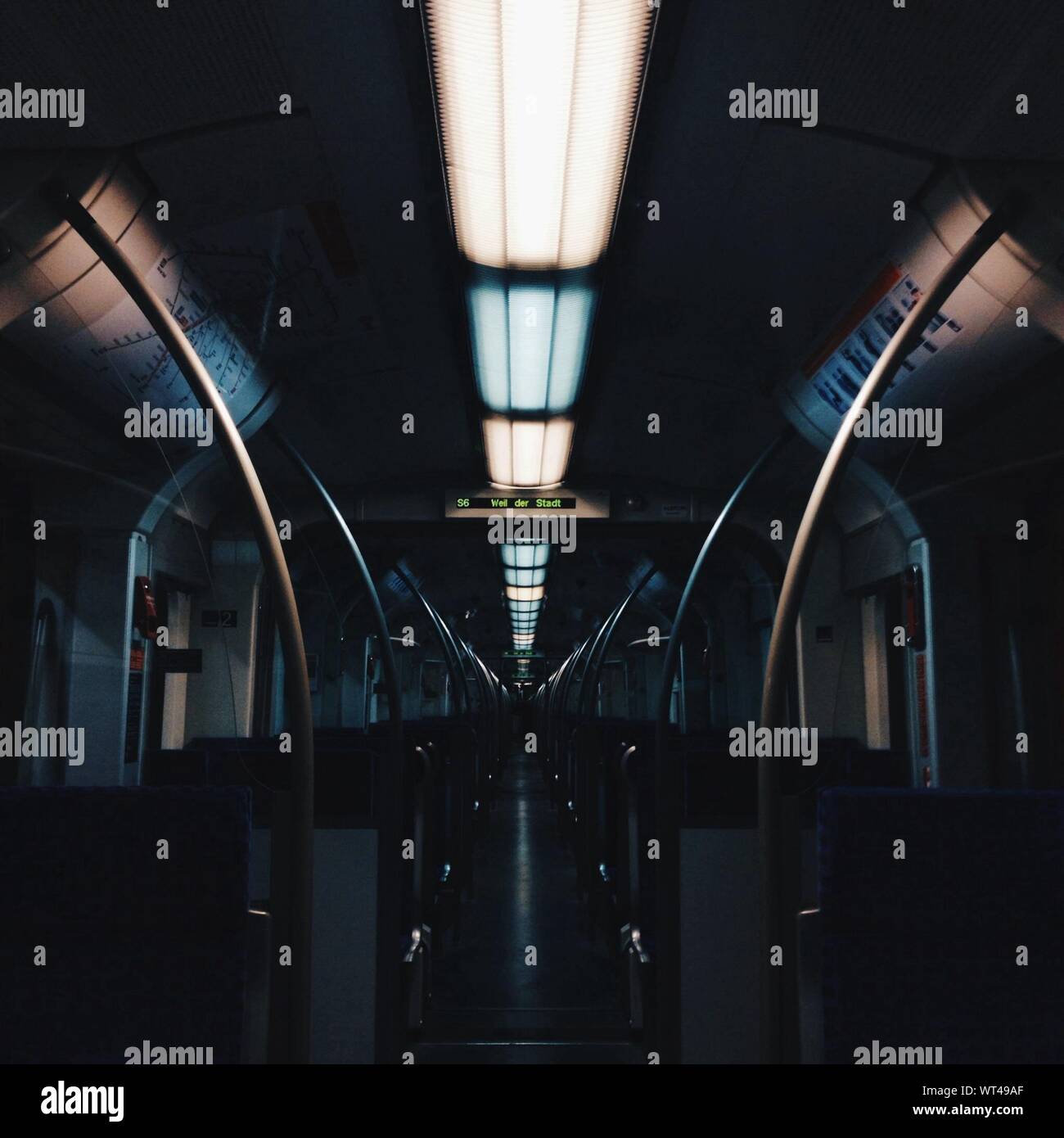 A Stationary Train Scene High Resolution Stock Photography and Images ...