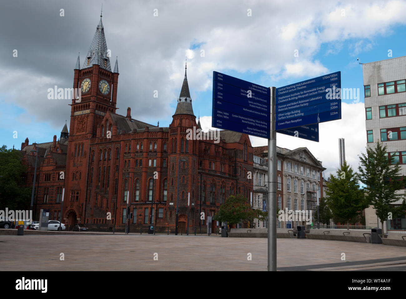 The Victoria Building of the University of Liverpool, also known as the ...