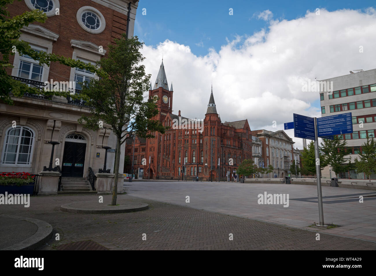 The Victoria Building of the University of Liverpool, also known as the ...
