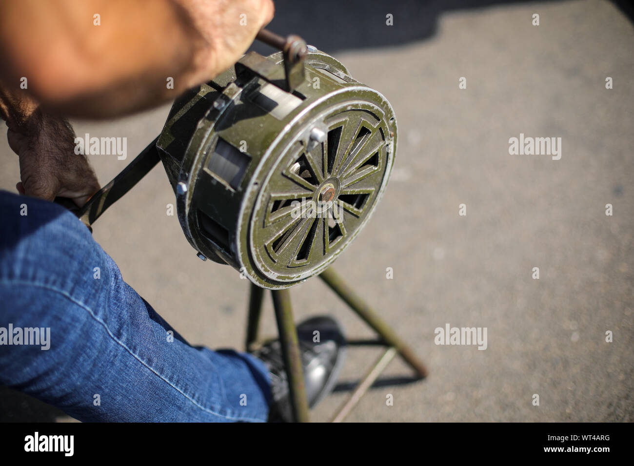 Air raid siren wwii hi-res stock photography and images - Alamy