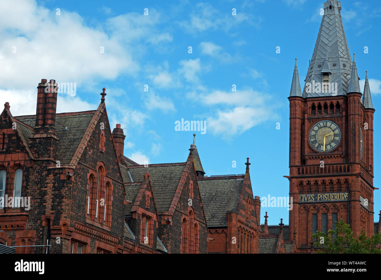 The Victoria Building of the University of Liverpool, also known as the ...
