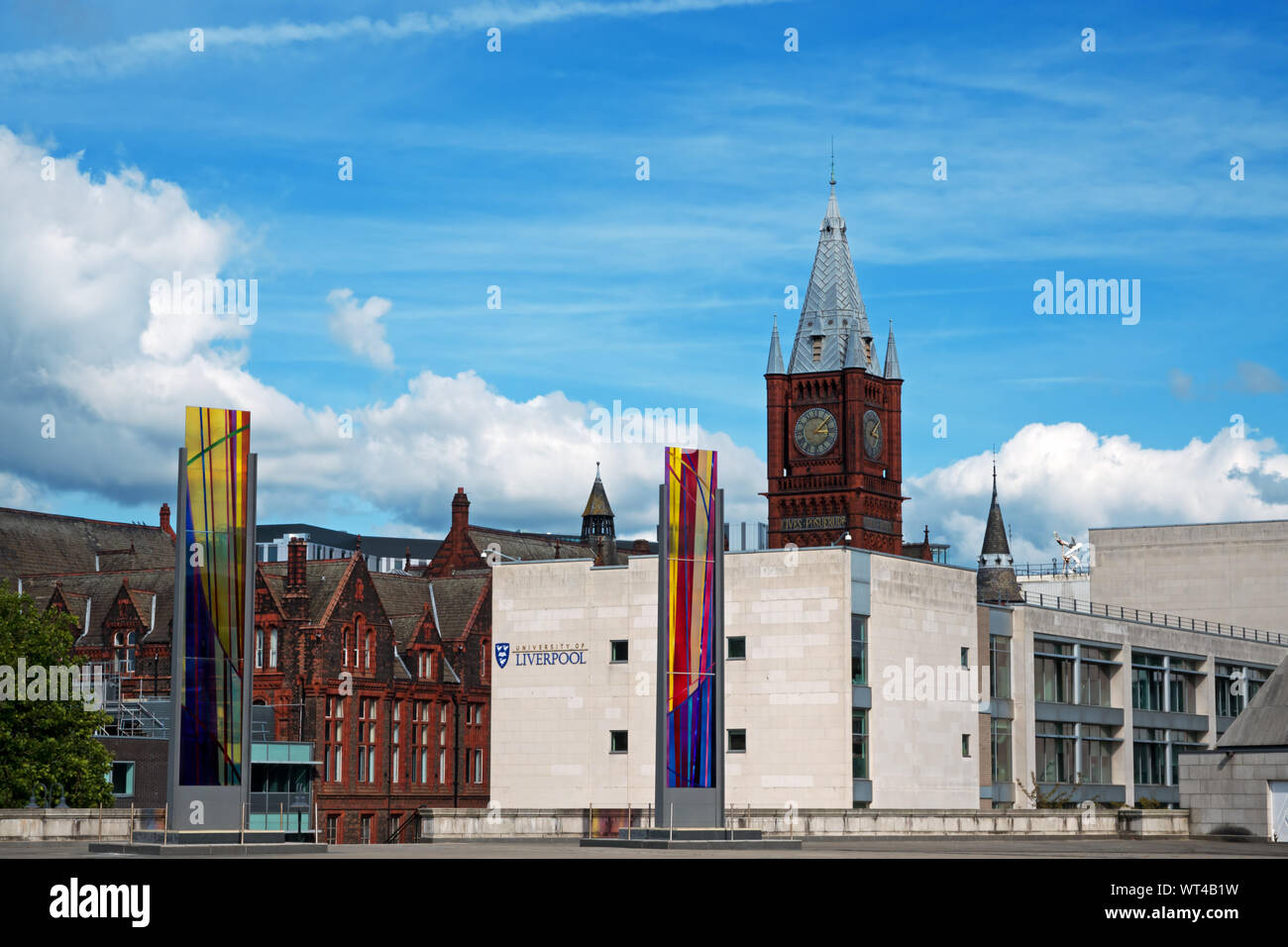 The Victoria Building tower of the University of Liverpool, also known ...