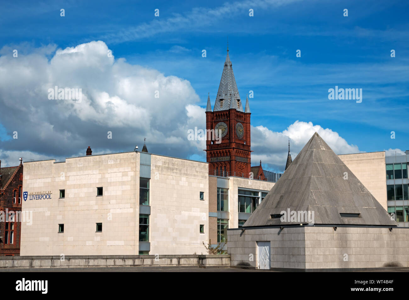 The Victoria Building tower of the University of Liverpool, also known ...