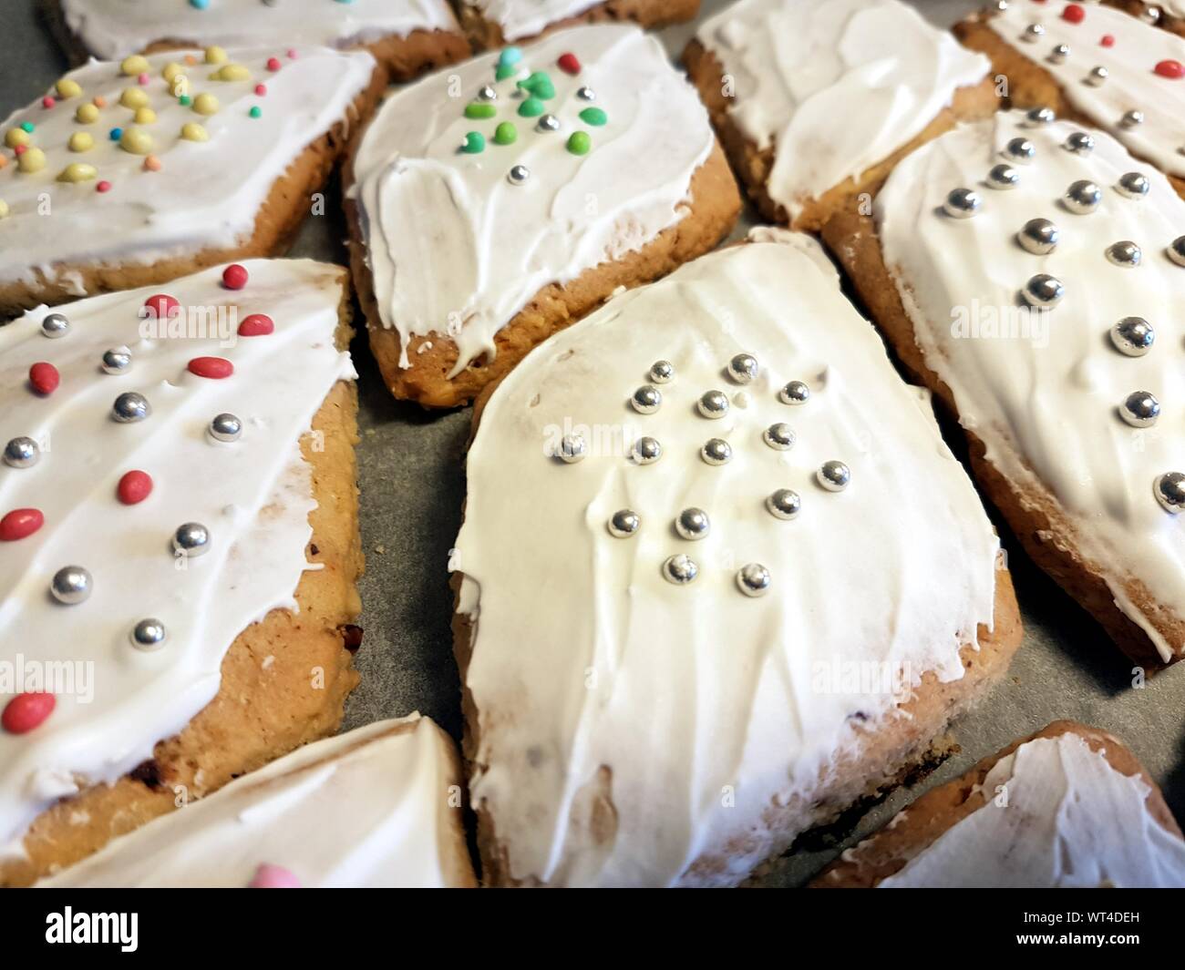 Photo of homemade papassini. Traditional Sardinian sweets. Italy Stock ...