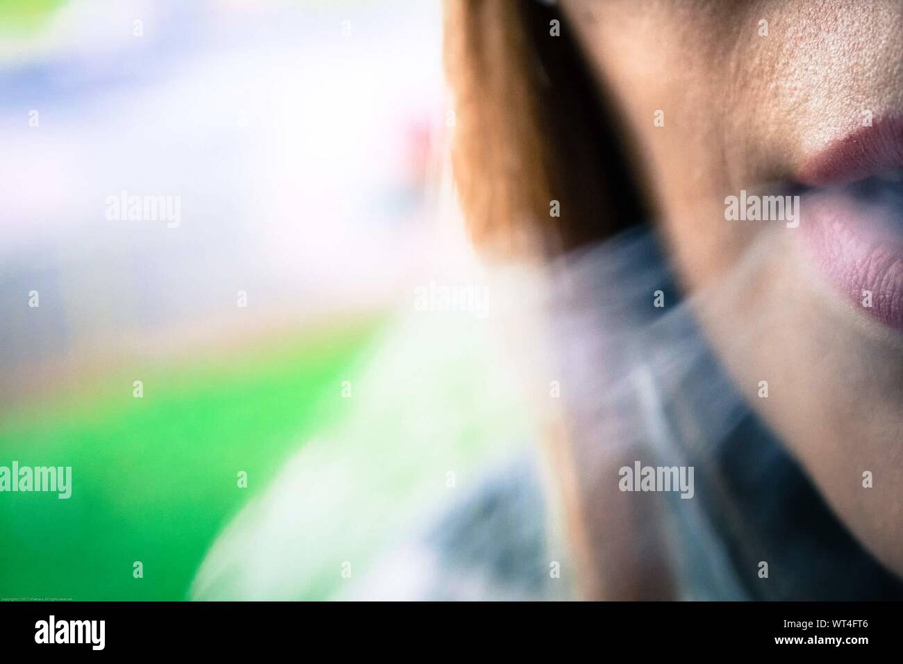 Woman exhaling smoke hi-res stock photography and images - Alamy