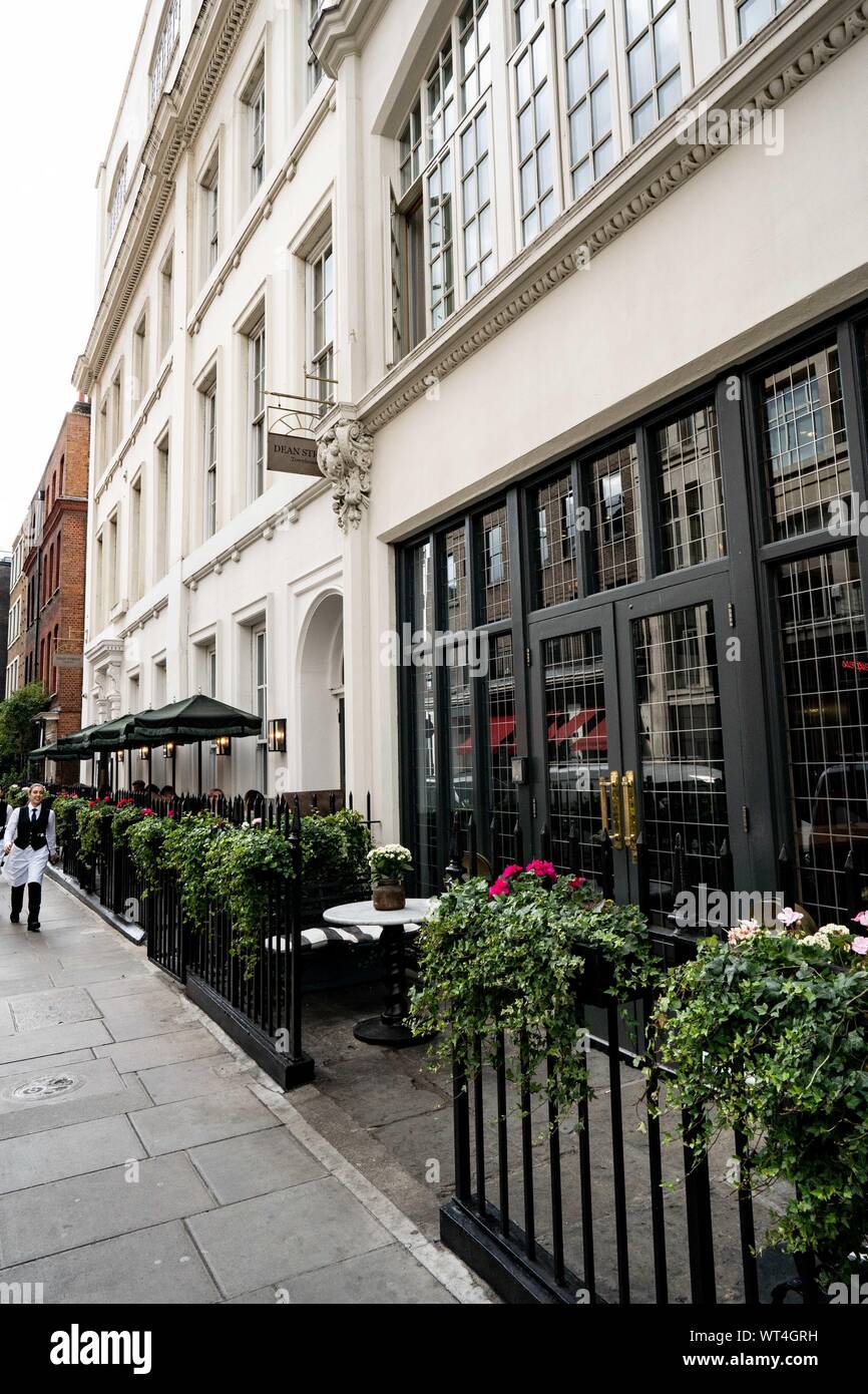 Dean Street Town House, London Stock Photo - Alamy