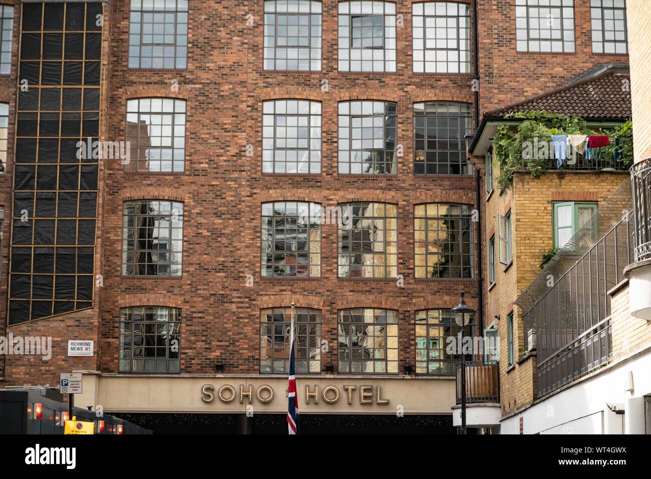 The Soho Hotel in London Stock Photo - Alamy