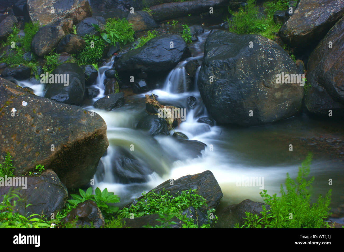 Curug Orok Waterfall, Garut, West Java, Indonesia Stock Photo - Alamy