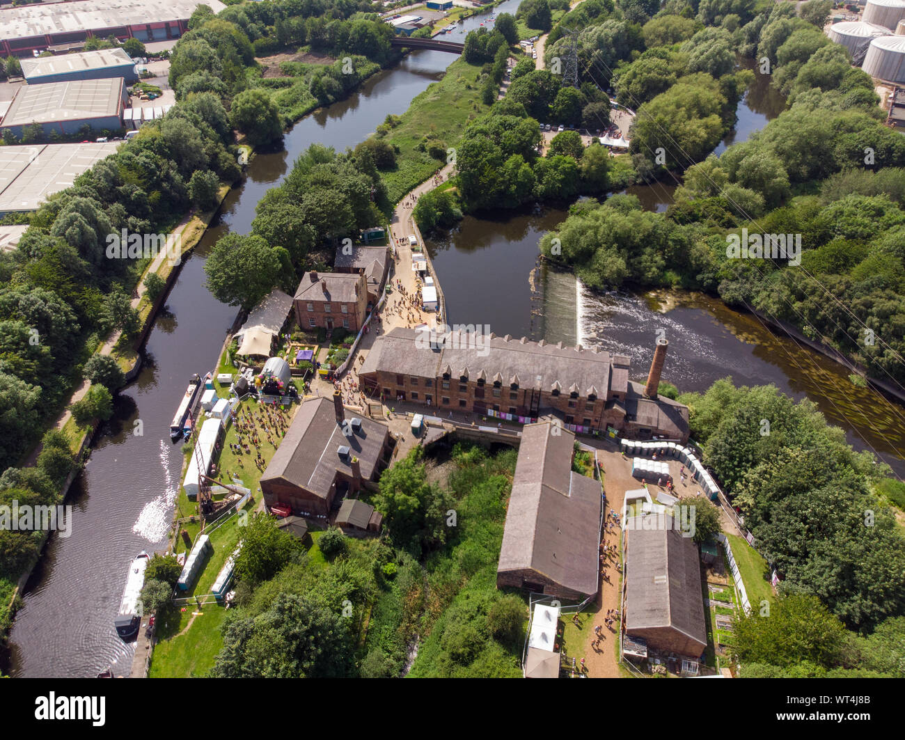 Aerial view of leeds festival hi-res stock photography and images - Alamy