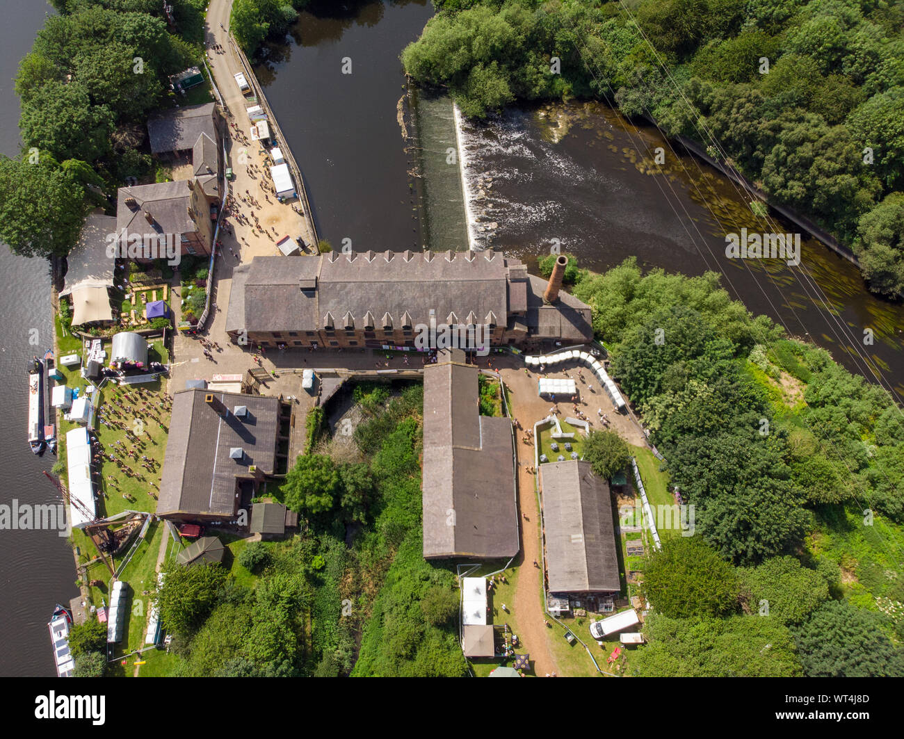 Aerial view of leeds festival hi-res stock photography and images - Alamy
