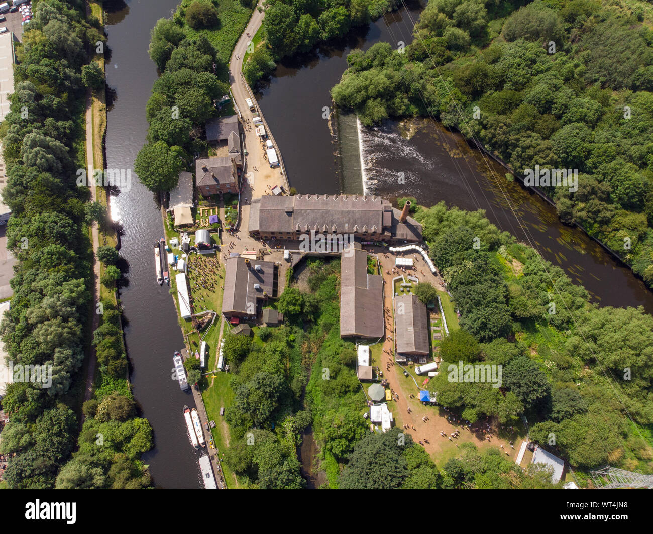 Aerial view of leeds festival hi-res stock photography and images - Alamy
