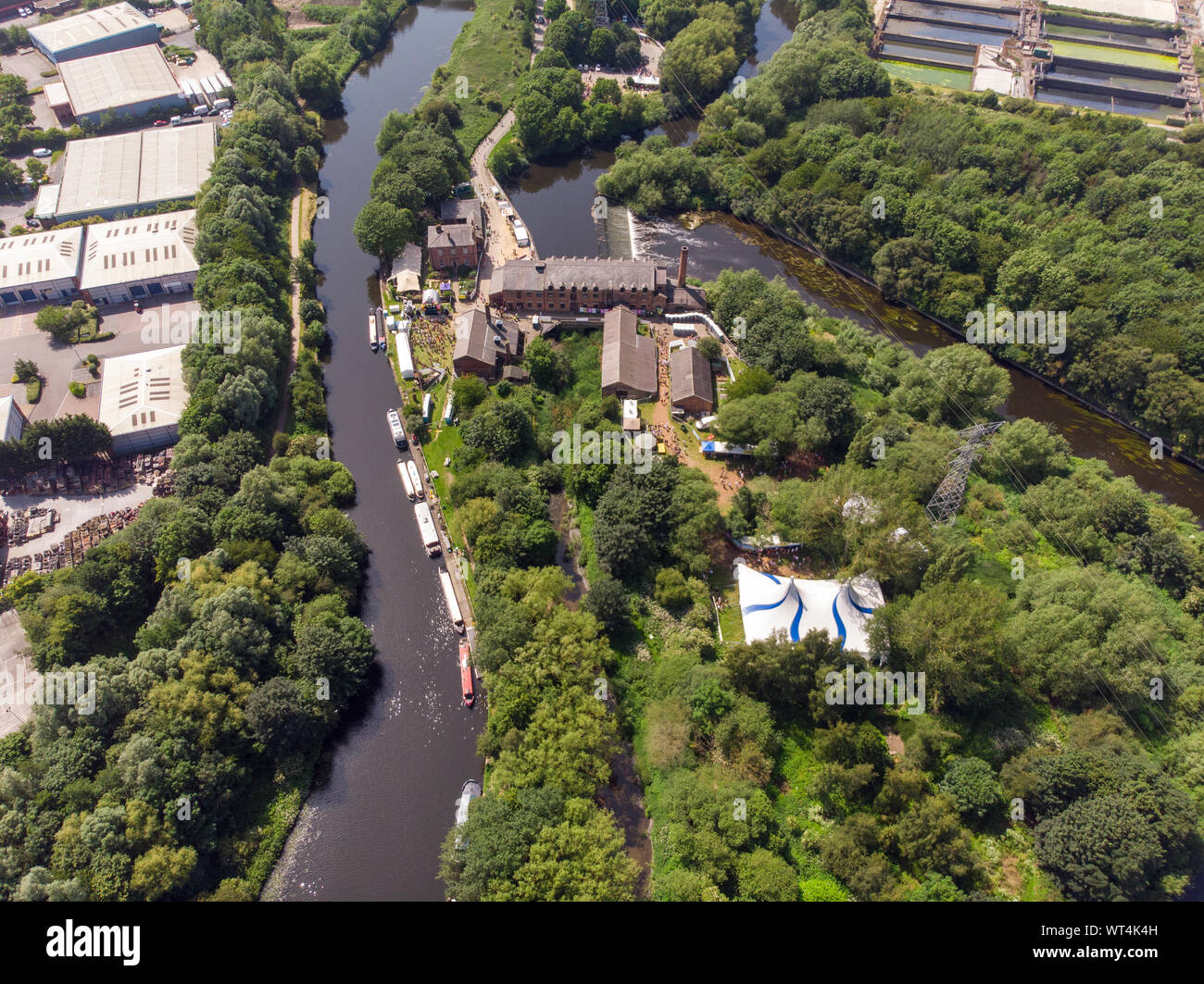 Leeds festival aerial hi-res stock photography and images - Alamy