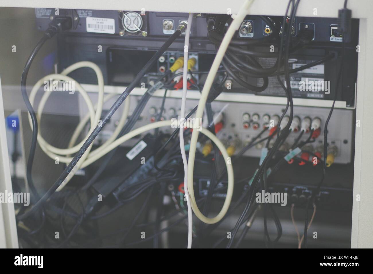 Close up electrical wires hi-res stock photography and images - Alamy