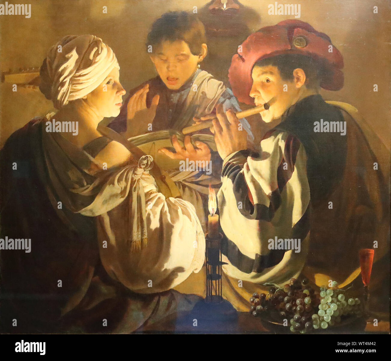 The Concert by Dutch Baroque painter Hendrick ter Brugghen at the ...