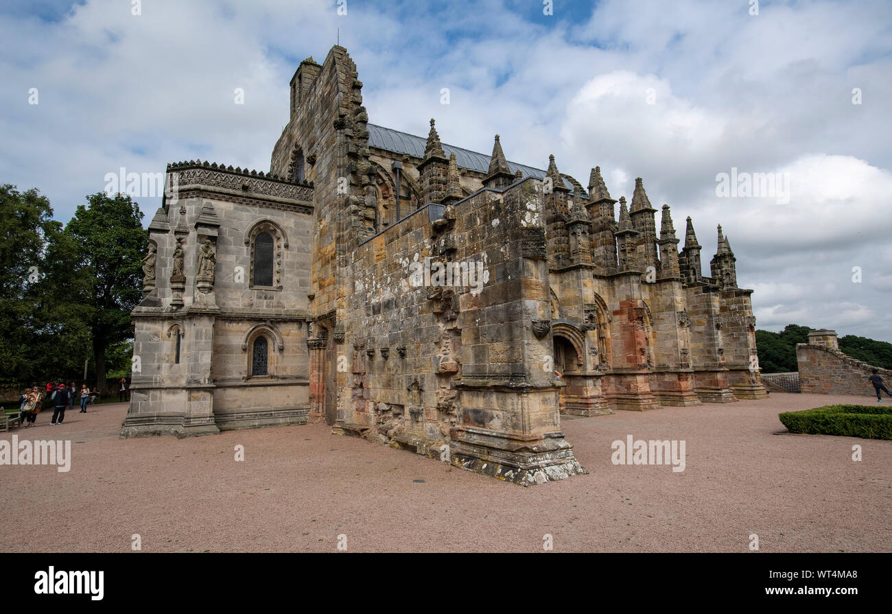 Rosslyn Chapel, formerly known as the Collegiate Chapel of St Matthew ...