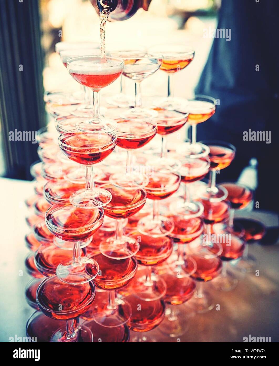 Drinking glasses stacked hi-res stock photography and images - Alamy